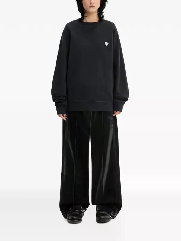 CAFÉ KITSUNÉ Appliqué Sweatshirt