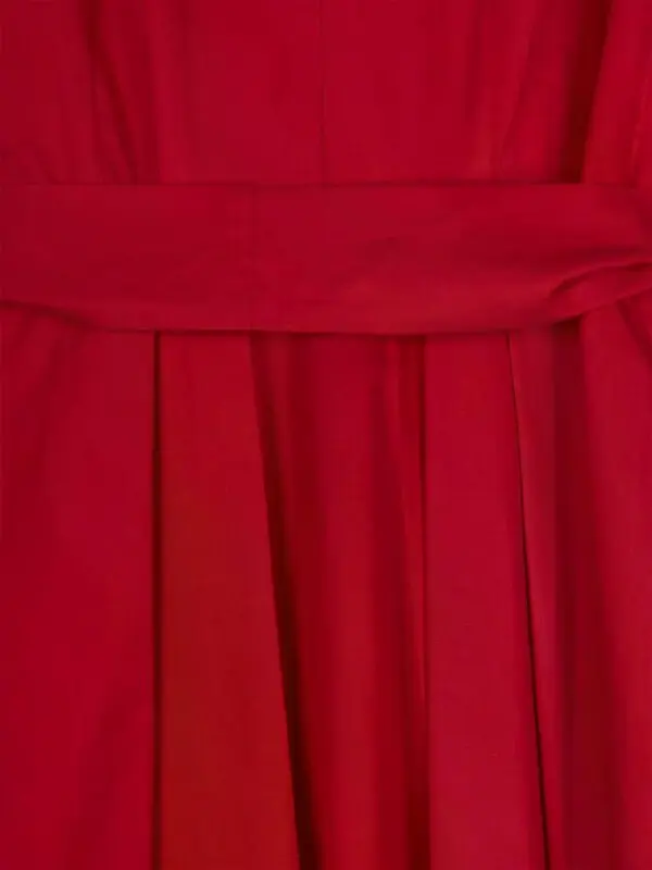 MOUTAKI Belted Midi Dress