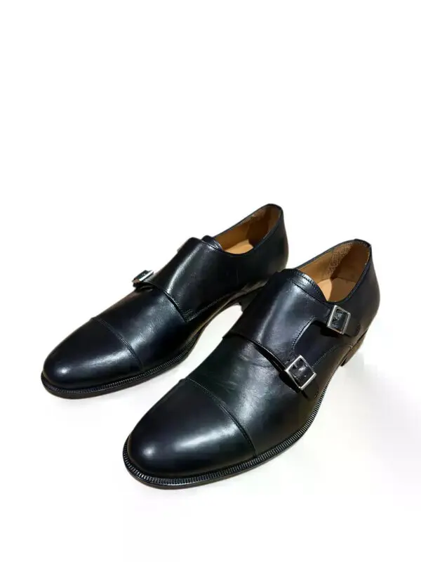 PERTINI Leather Monk Shoes