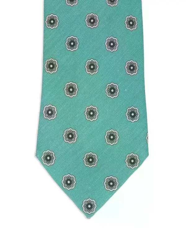 Isaia 7-fold Floral Neck Tie