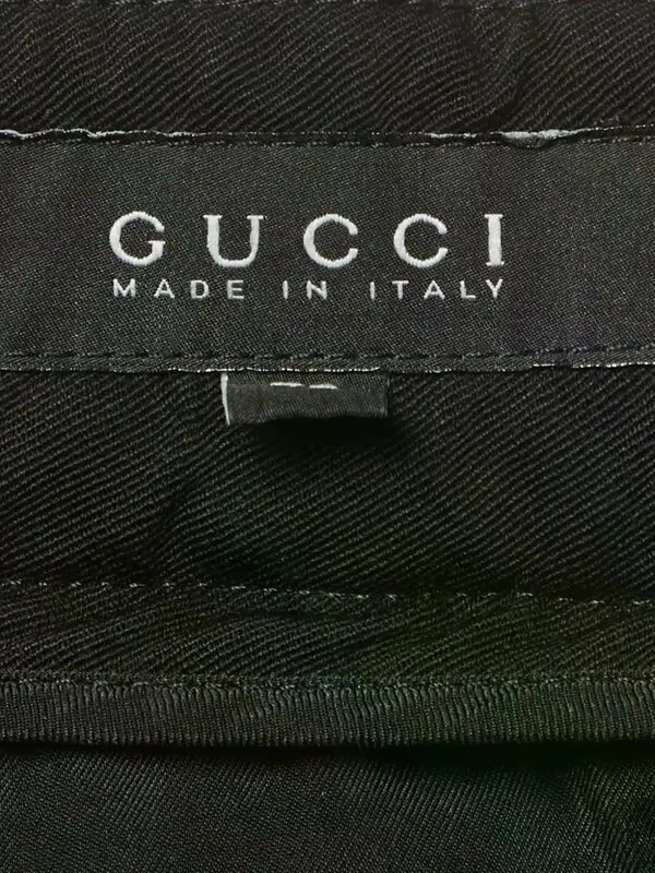 Gucci Belted Twill Trousers