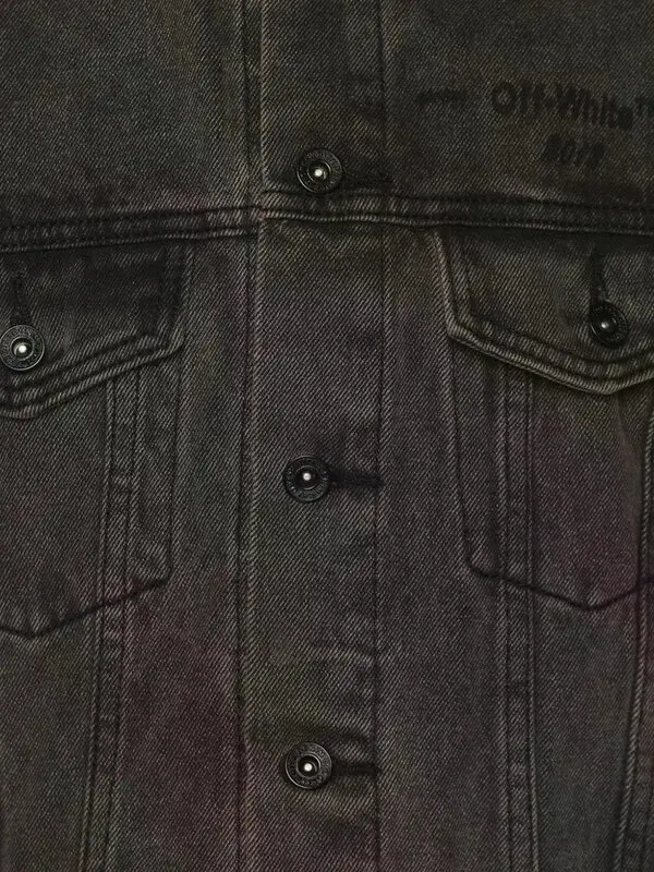 Off-White Logo-print Denim Jacket