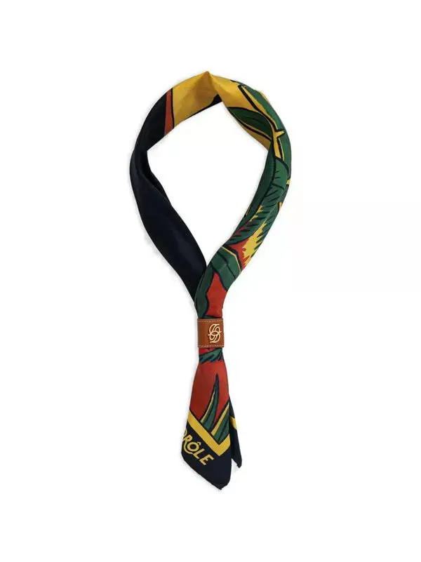 Drole De Monsieur Graphic-print Scarf