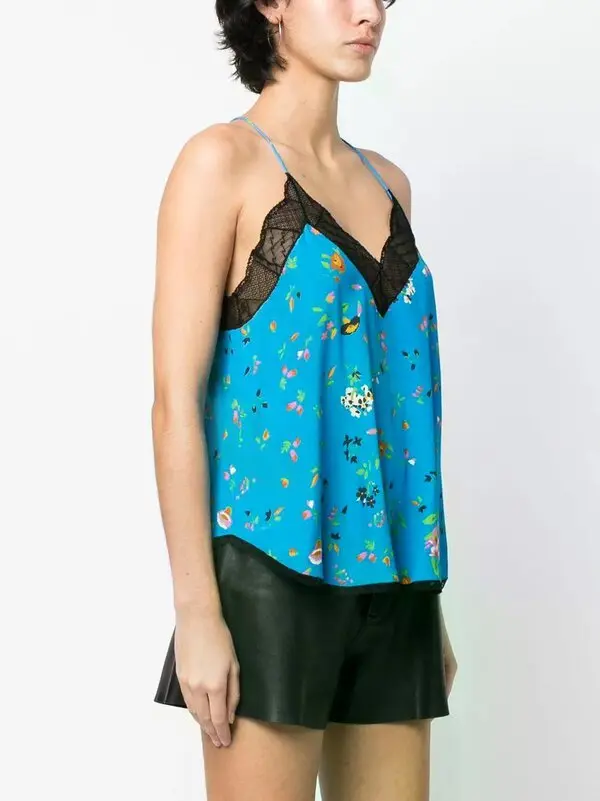 Zadig&Voltaire Christy Floral-print Vest