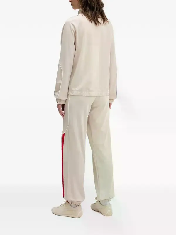Adidas Beige Side Stripe Tracksuit