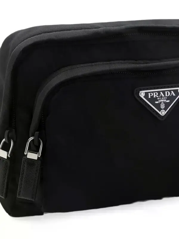 Prada Logo-plaque Pouch Bag