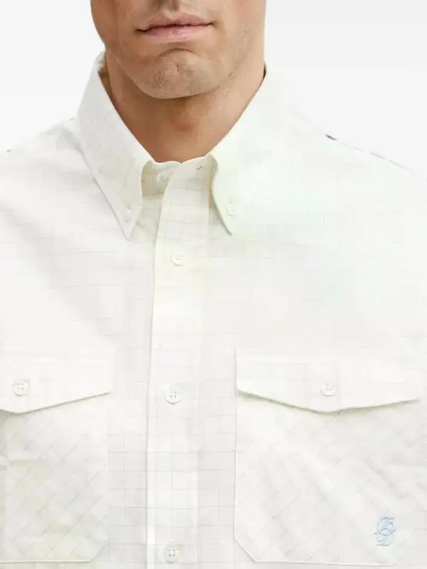 Drole De Monsieur Check-pattern Button-down Shirt