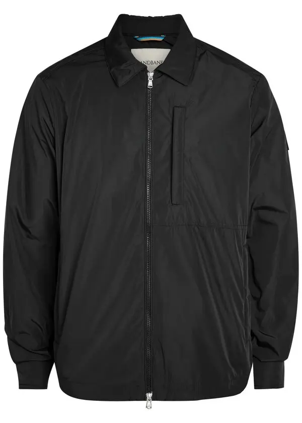 SANDBANKS Logo-appliquéd Nylon Jacket