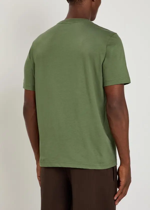 Paul Smith Slides Printed Cotton T-shirt - Green