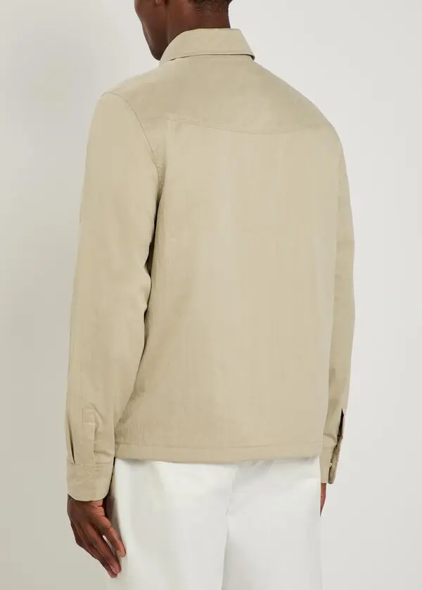 Paul Smith Brushed Poplin Harrington Jacket