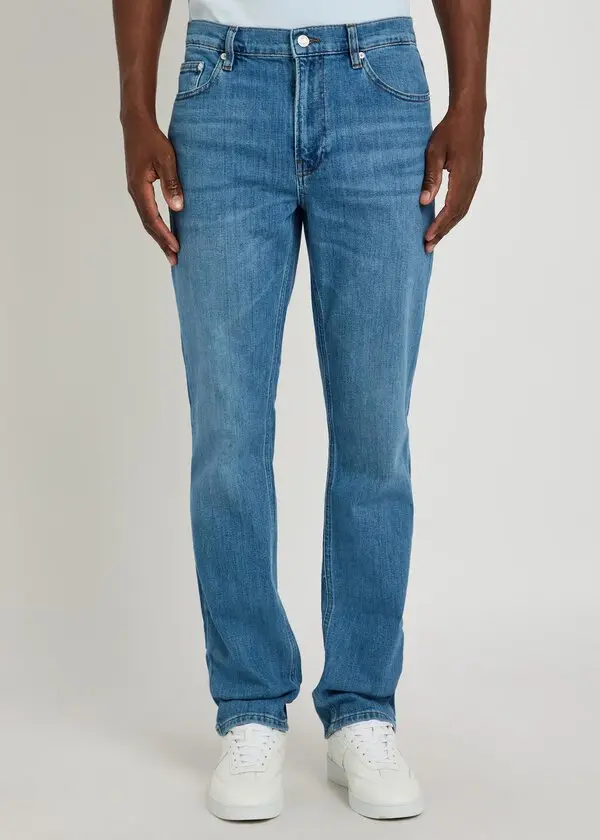 FRAME Modern Straight-leg Jeans - Light Blue