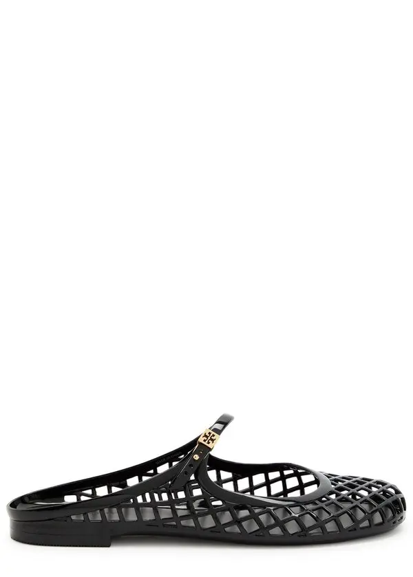 Tory Burch Mellow Jelly Mary Jane Mules - Black