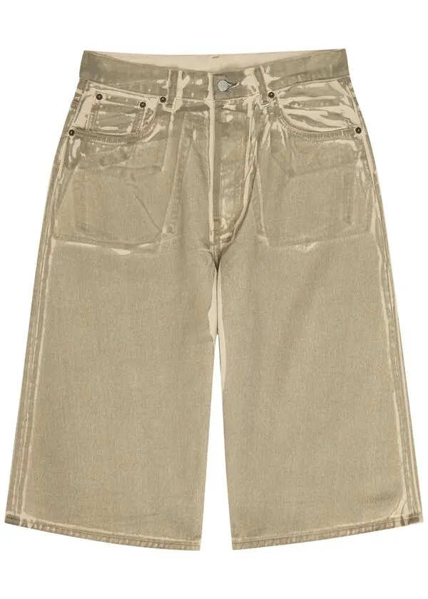 Acne Studios Two-tone Denim Shorts