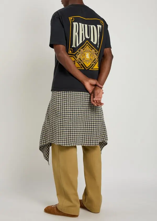 Rhude Playing Card Printed Cotton T-shirt