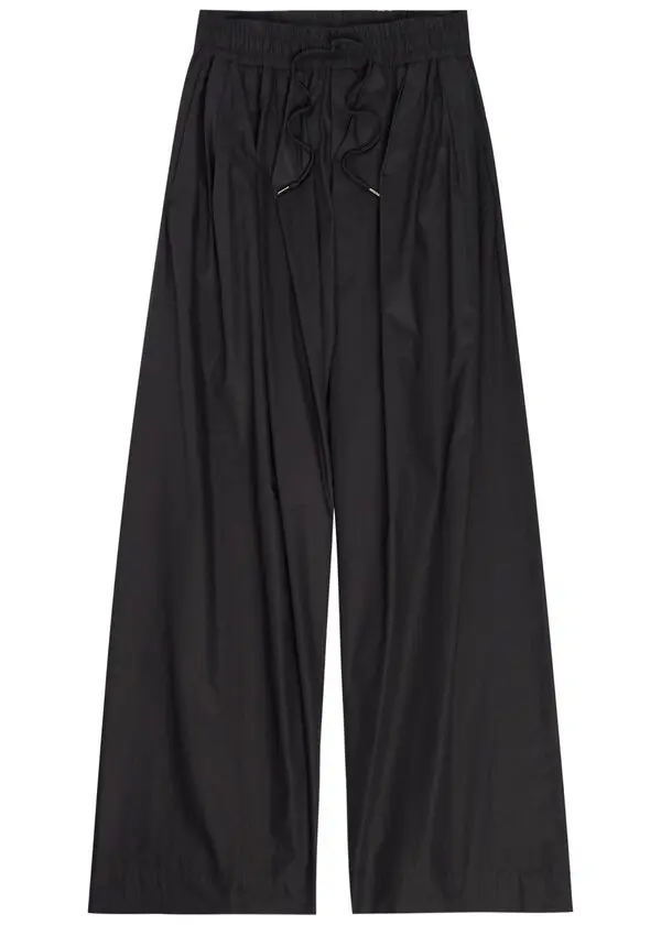 VIVIENNE WESTWOOD Balloon-leg Cotton-poplin Trousers - Black