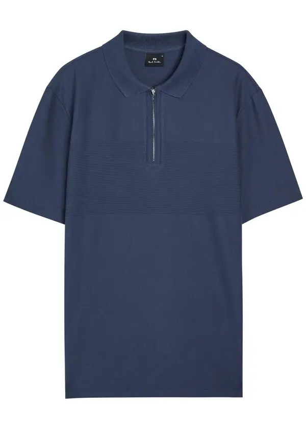 Paul Smith Piqué Cotton Polo Shirt - Blue