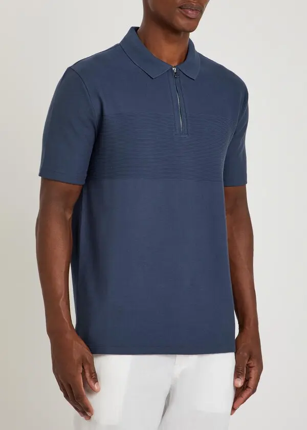 Paul Smith Piqué Cotton Polo Shirt - Blue