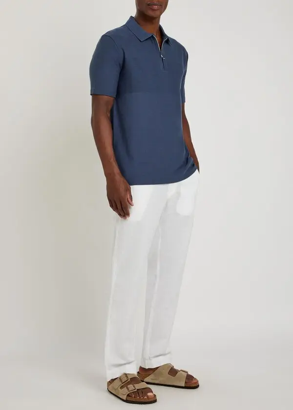 Paul Smith Piqué Cotton Polo Shirt - Blue