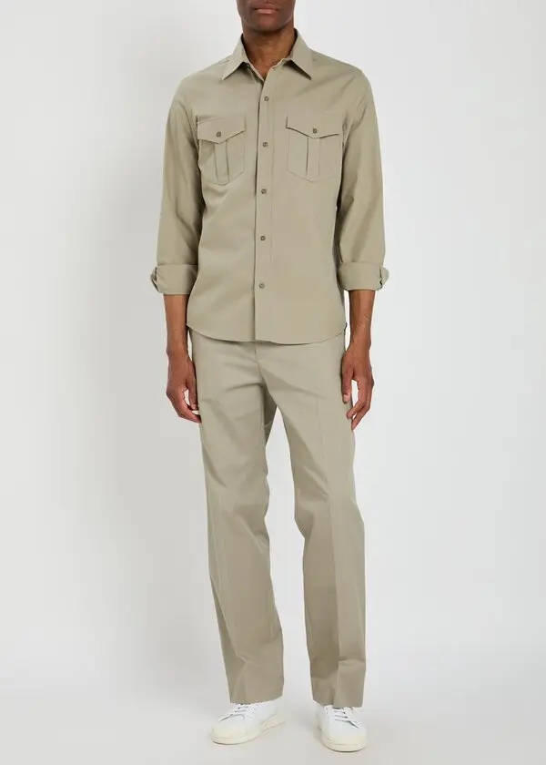 A.p.c. Warren Cotton-poplin Overshirt