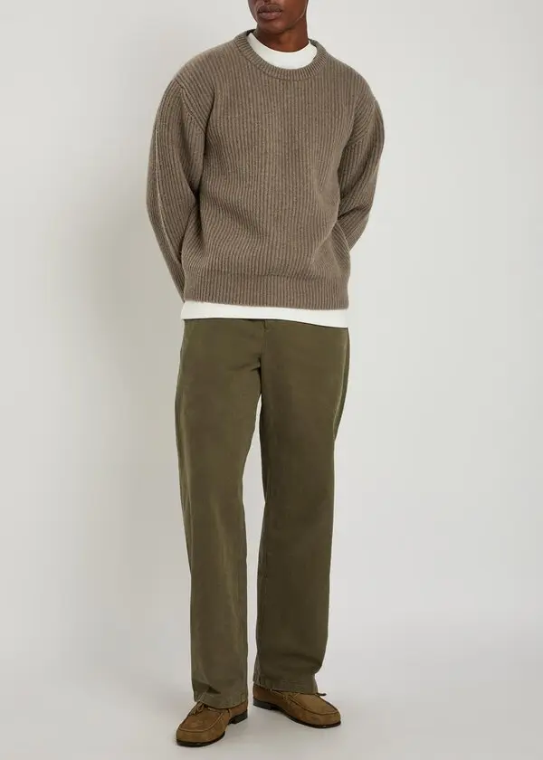 JIL SANDER Ribbed-knit Wool Jumper