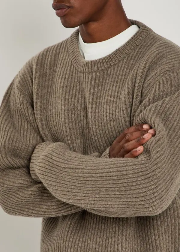 JIL SANDER Ribbed-knit Wool Jumper