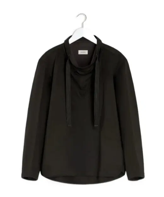 LEMAIRE Vareuse High-neck Top - Black
