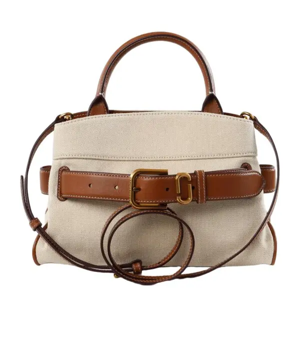 Marc Jacobs The Small Satchel Belted Tote Bag - Nude
