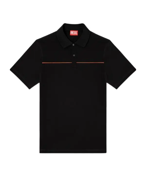 DIESEL® Short Sleeve Polo Shirt - Black