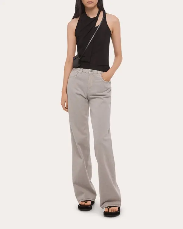 Helmut Lang Jersey Asymmetric Twist Tank Top