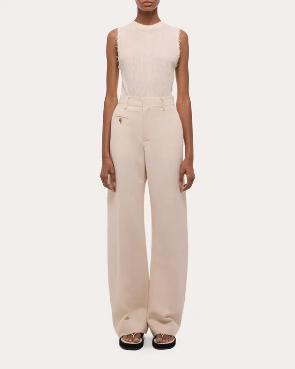 Helmut Lang Sailor Twill Articulated Trousers