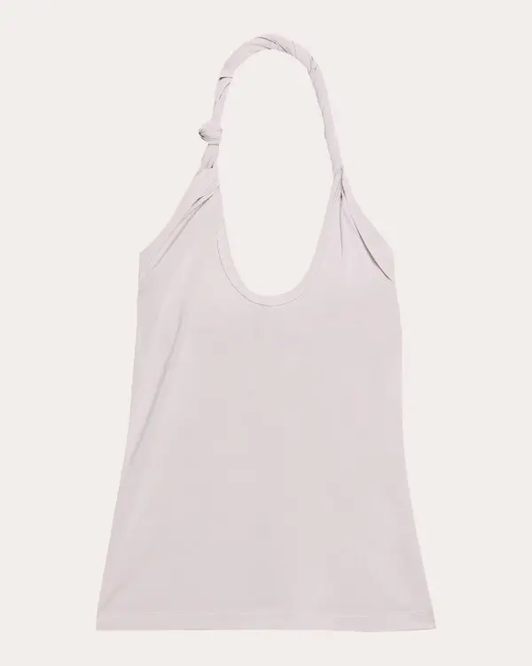 Helmut Lang Jersey Twist Dancer Halter Top
