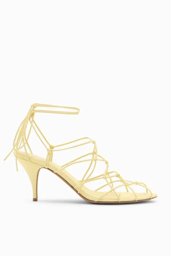 Ulla Johnson Colette Pump In Vegan Leather - Lemon