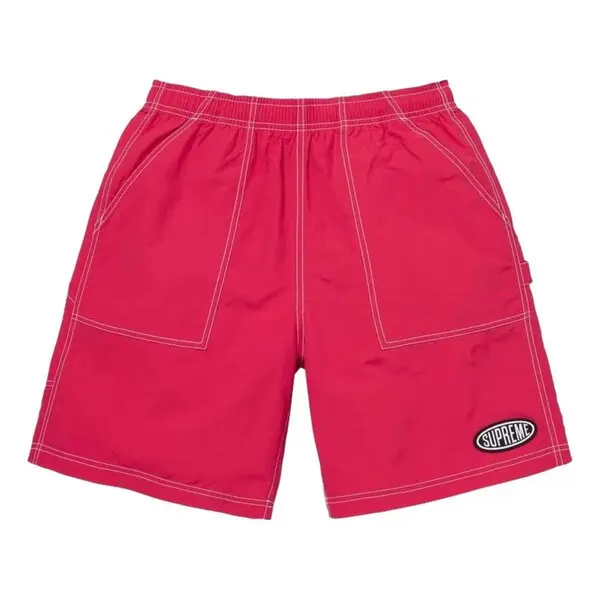 Supreme Ss26 Nylon Painter Short - Red