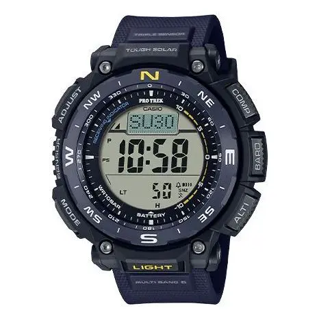Casio Pro Trek Series Fashion Stylish Sports Waterproof Solar Powered Blue Watch - Default Color