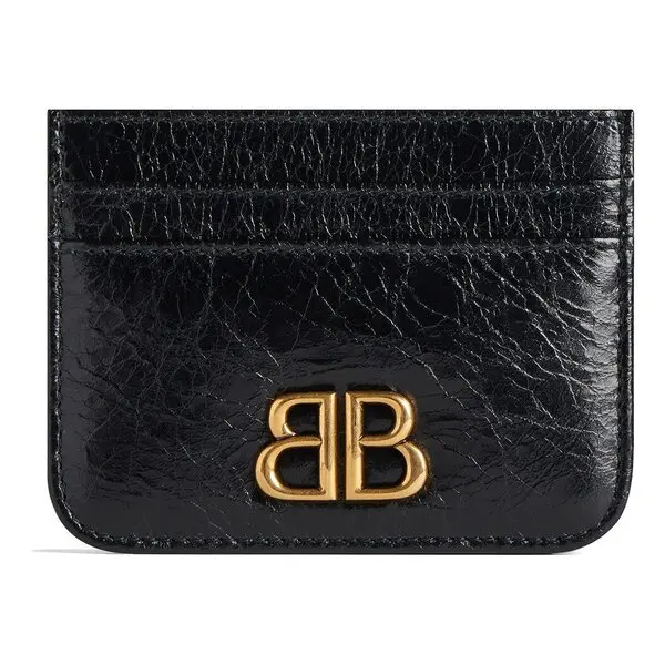 Balenciaga Monaco Card Holder - Black