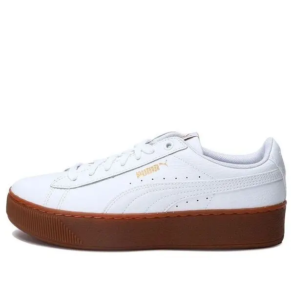 PUMA Vikky Platform Leather Sneakers - White