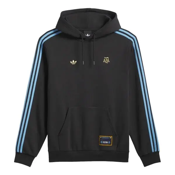 Adidas Argentina X Thrasher Collaboration Hoodie - Black
