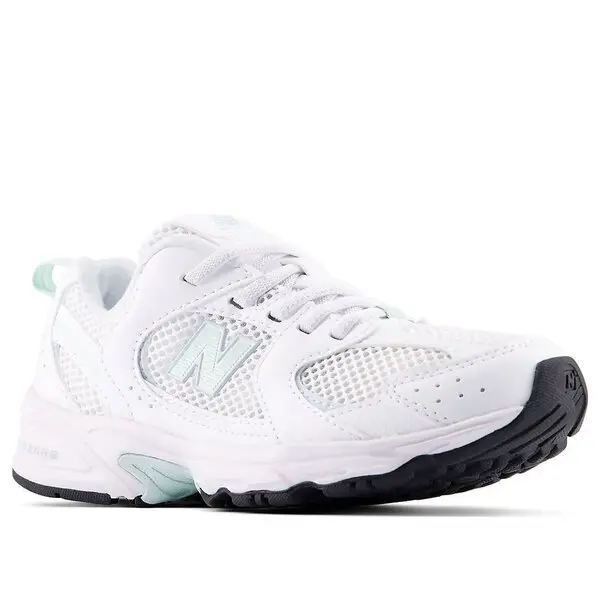 NEW BALANCE 530 "white Jade" Athletic Sneakers - White/jade