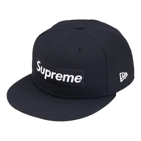 Supreme X New Era Ss26 Rings Box Logo Cap - Navy