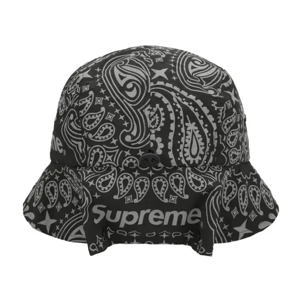 Supreme Reflective Bandana Sunshield Camp Cap