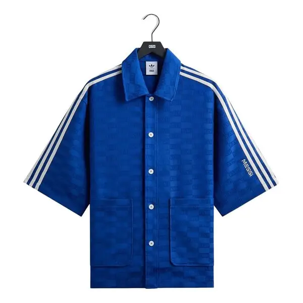 Kith X Messi For Adidas Football Monogram Shirt - Blue