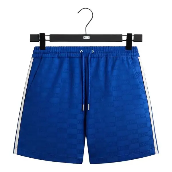 Kith X Messi For Adidas Football Monogram Shorts - Blue