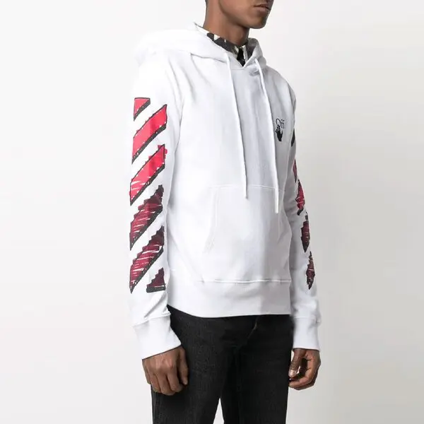 Off-White Marker Arrows Stripe Hoodie