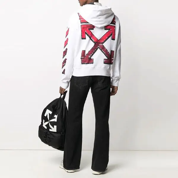 Off-White Marker Arrows Stripe Hoodie
