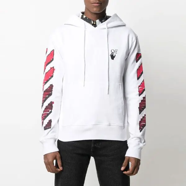 Off-White Marker Arrows Stripe Hoodie