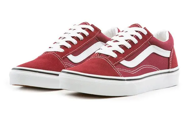 VANS Old Skool Sneakers - Red/white