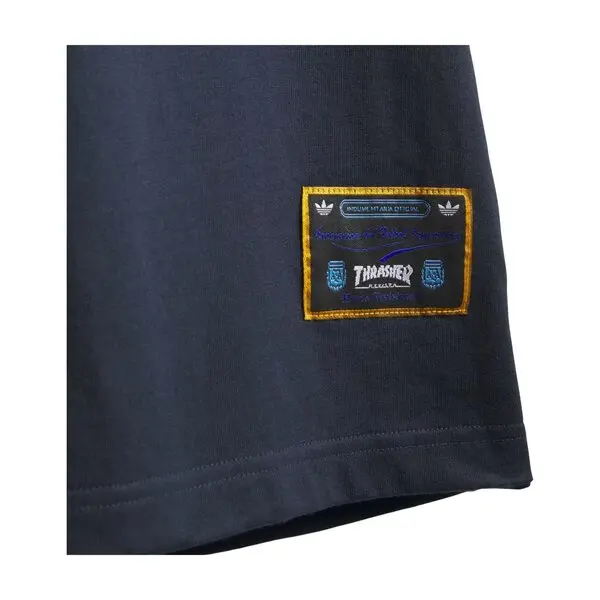 Adidas Argentina X Thrasher T-shirt Asia Sizing - Navy