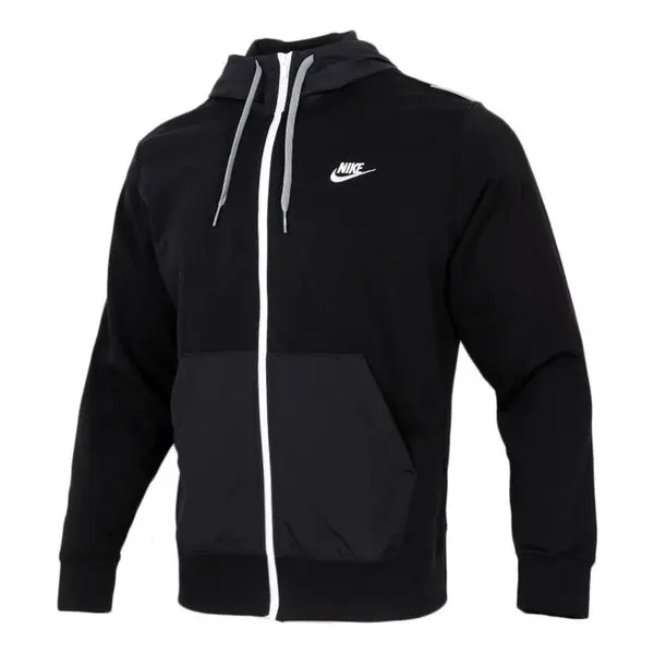 Nike French Terry Hooded Jacket - Black