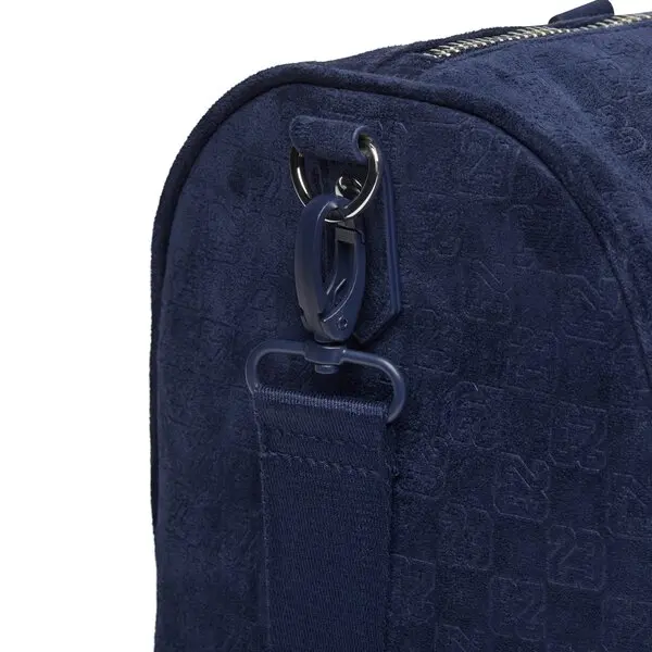JORDAN Suede Monogram Duffel Bag - Midnight Navy