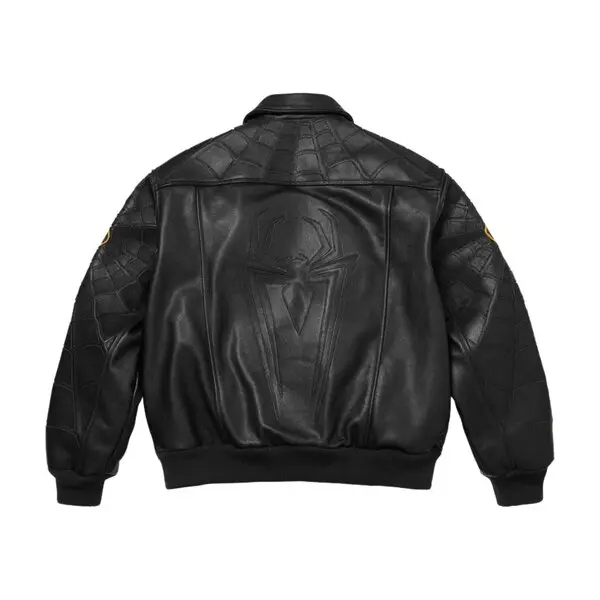 Supreme X Vanson Leathers Ss26 Spider-man Jacket